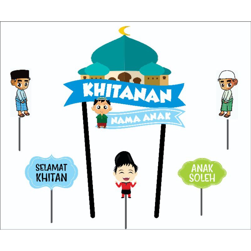 Jual Topper Khitanan CUSTOM NAMA + FOTO | Shopee Indonesia