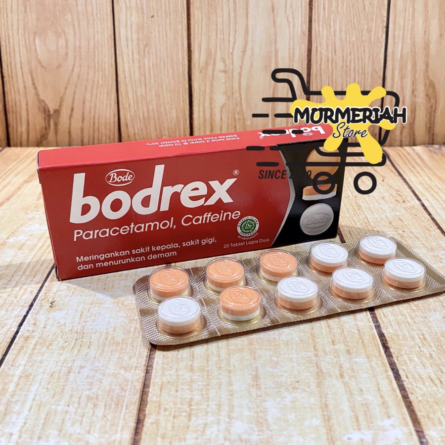 Jual Bodrex pak isi 20 tablet- untuk Sakit Kepala, Sakit gigi & Demam ...