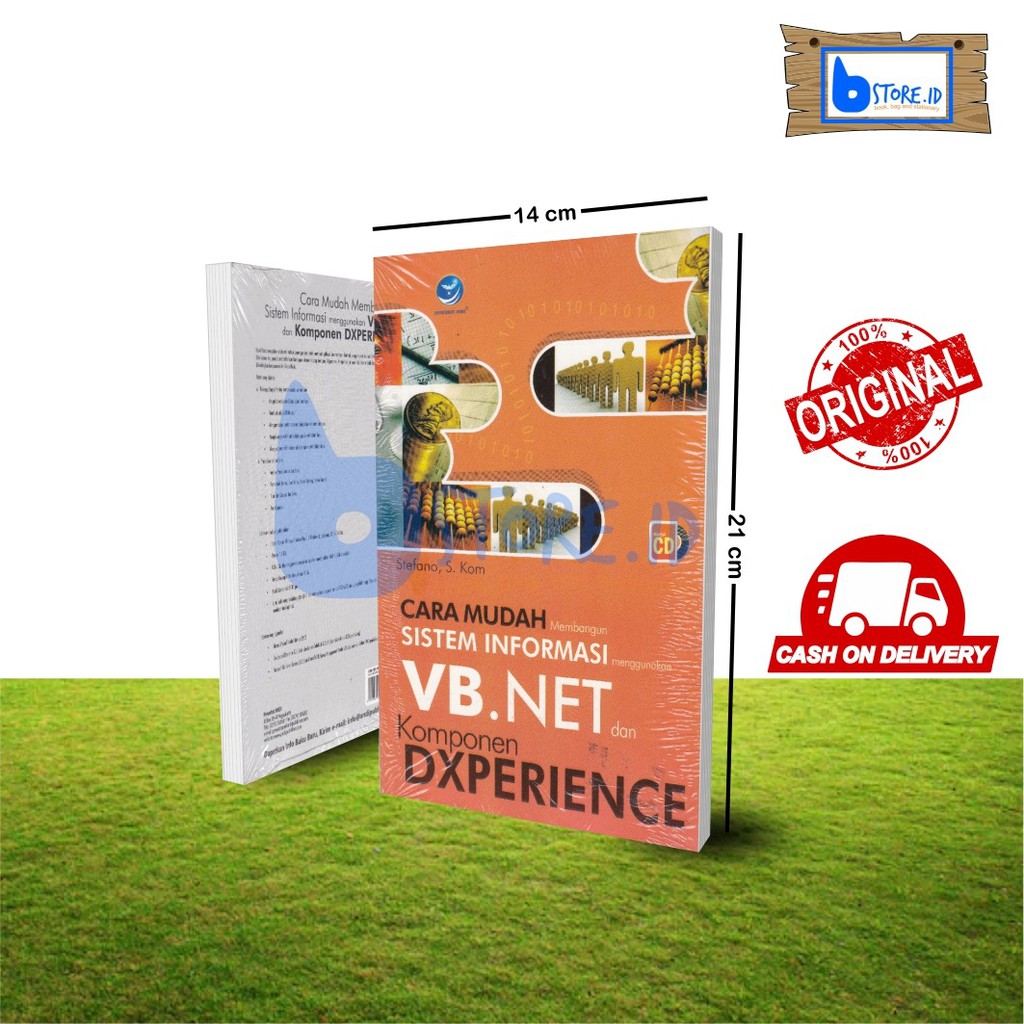 Jual BUKU CARA MUDAH MEMBANGUN SISTEM INFORMASI MENGGUNAKAN VB. NET DAN KOMPONEN DXPERIENCE+CD ...