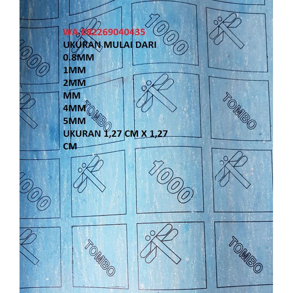 Jual PACKING TOMBO BIRU- TOMBO 1000 - PACKING TOMBO | Shopee Indonesia
