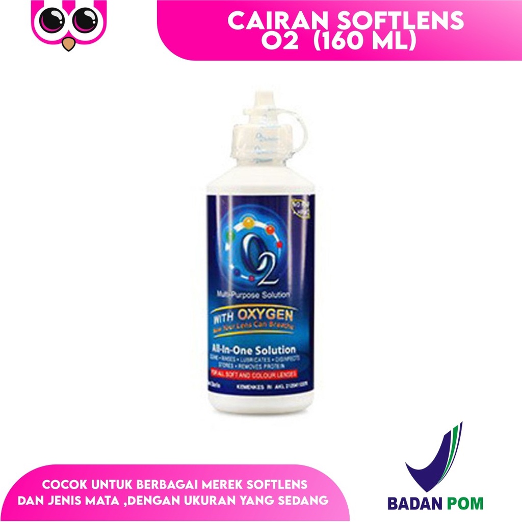 Jual CAIRAN SOFTLENS O2 160 ML / MULTI PURPOSE SOLUTIONS WITH OXYGEN ...