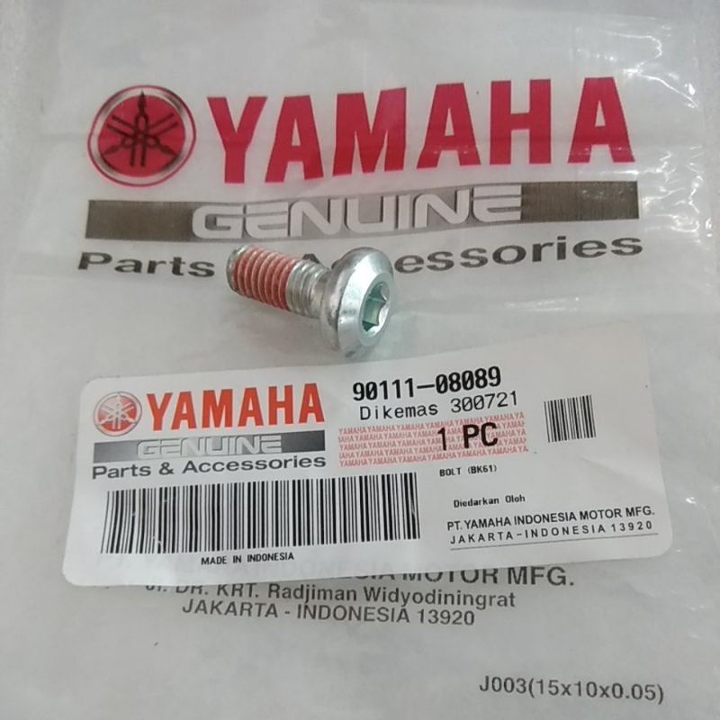 Jual BAUT PIRINGAN DISK DISC CAKRAM BOLT (BK61) New YZF R15 VIXION R ...