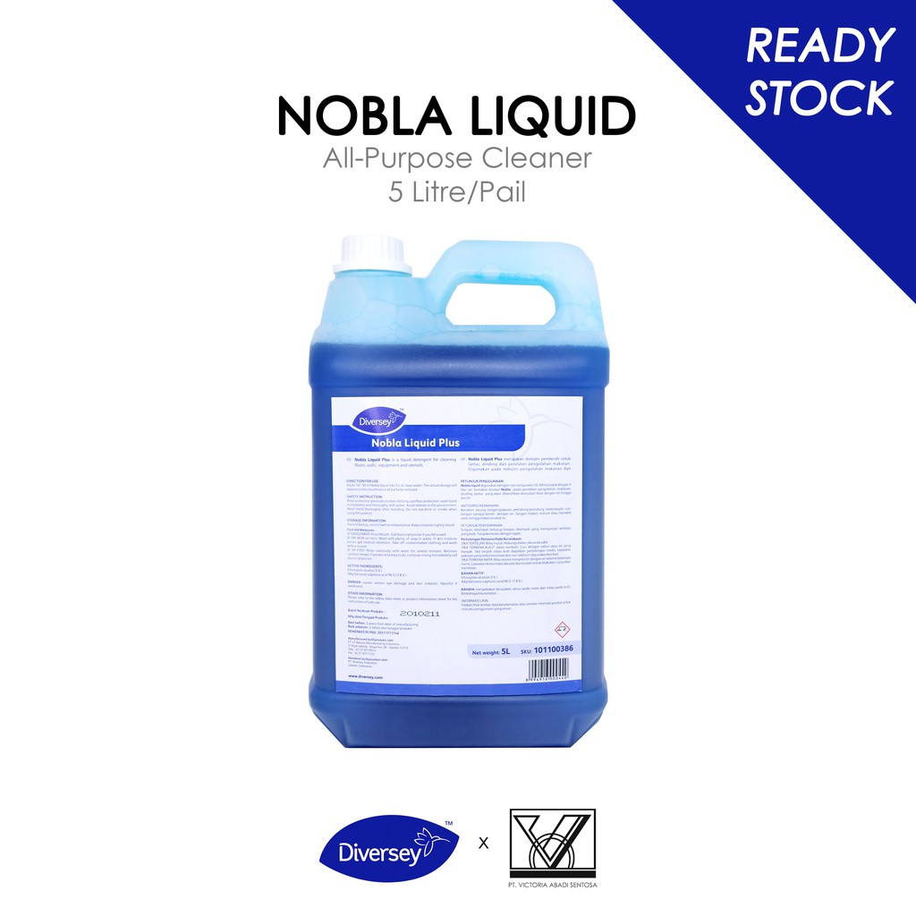 Jual Diversey Nobla Liquid Plus - Multi-Purpose Cleaner (Cairan ...
