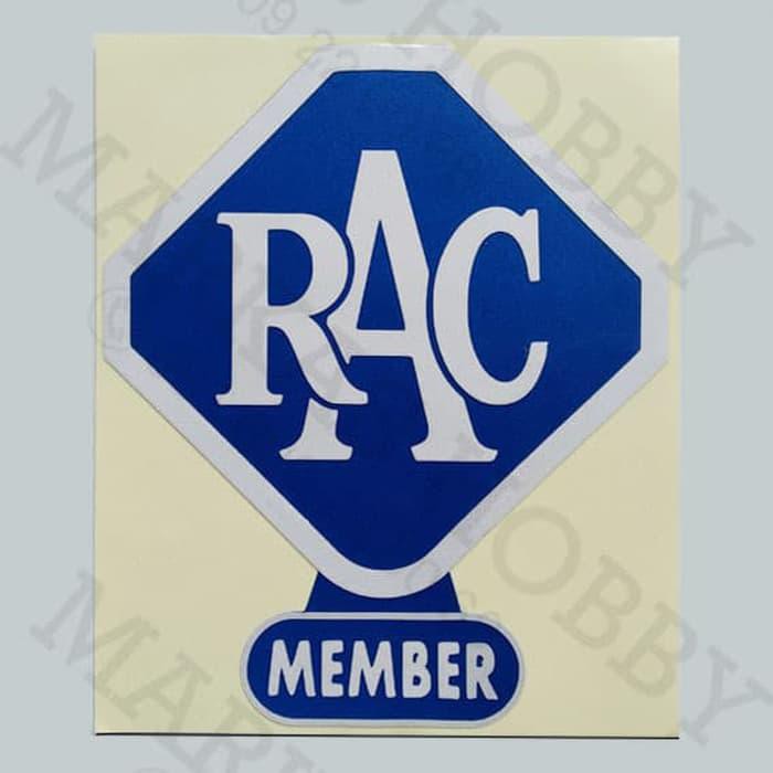 Jual Stiker / Sticker RAC Member Blue | Shopee Indonesia
