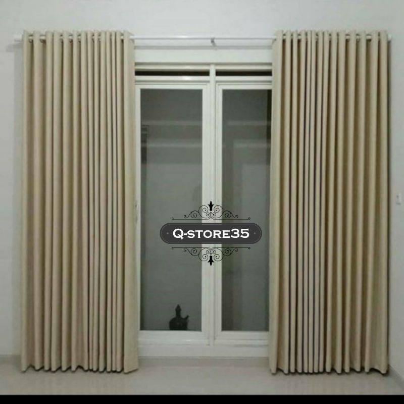 Jual Gorden Hordeng Jendela Tinggi Besar Lebar 300cm Tinggi 250cm-270cm ...