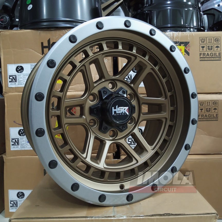 Jual Jual velg mobil untuk fanther pajero fortuner ring 17 HSR wheel pcd 6x139,7 Bronze r17 ...