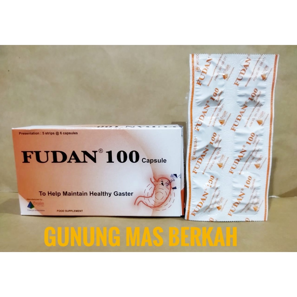 Jual FUDAN FUCOIDAN 100 MG Fudan 100mg Kapsul - Membantu memelihara ...