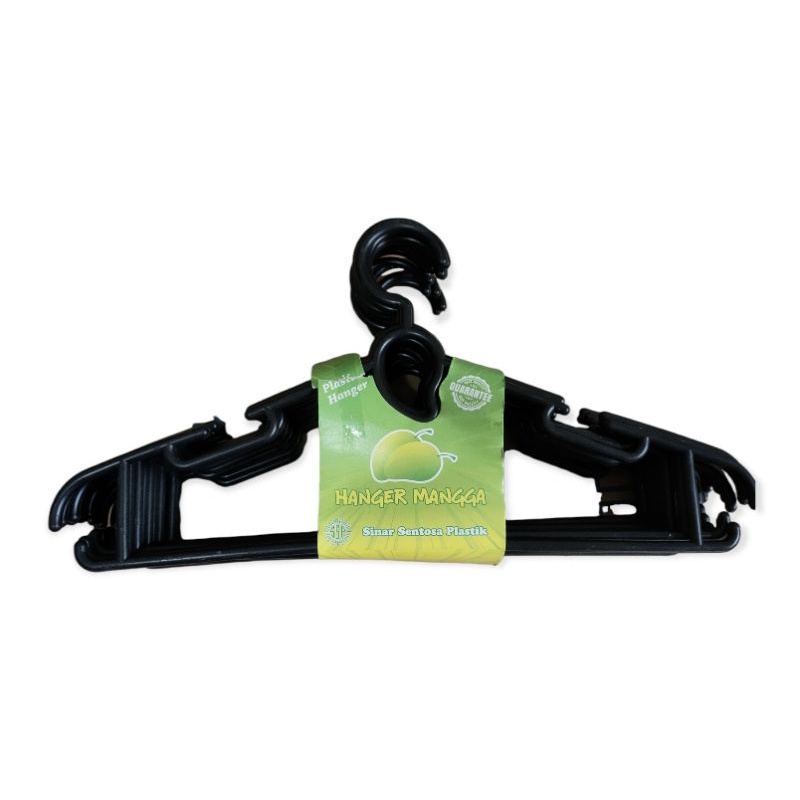 Jual Gantungan Baju Hanger Hitam Plastik 1Lusin | Shopee Indonesia