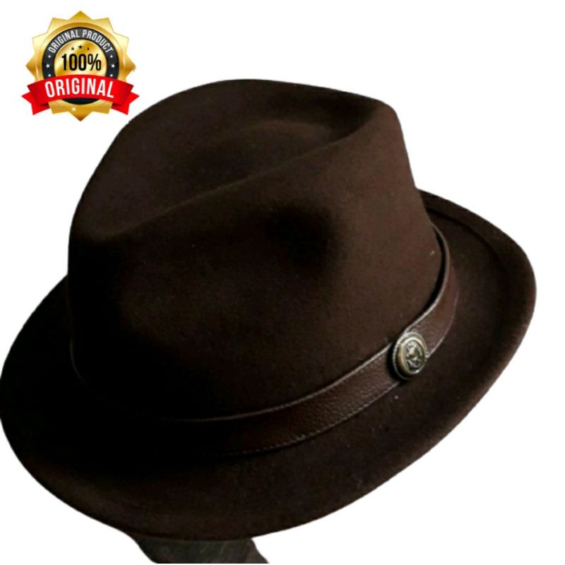 Jual TOPO LAKEN TOPI FEDORA TRILBY PANAMA KLASIK HAT | Shopee Indonesia