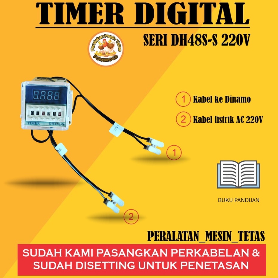 Jual Timer Digital DH48S-S Sudah Terpasang Perkabelan dan Sudah di ... Jual Timer Digital DH48S-S Sudah Terpasang Perkabelan dan Sudah di ...