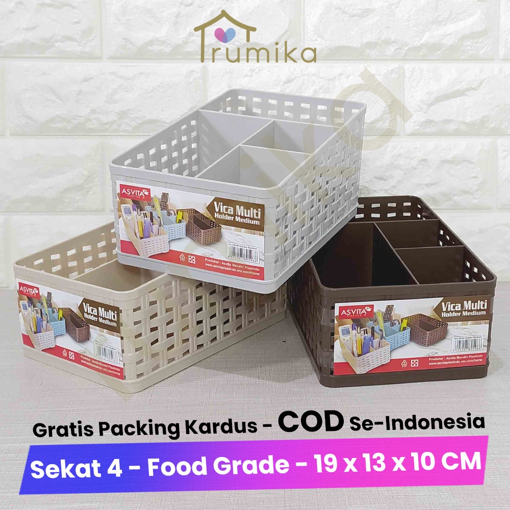Jual Tempat Alat Tulis / Wadah Kotak Kosmetik / Organizer Serbaguna ...
