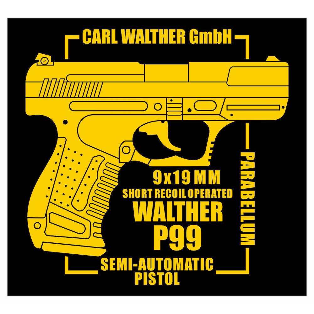 Jual Walther P99 Cutting Sticker | Shopee Indonesia