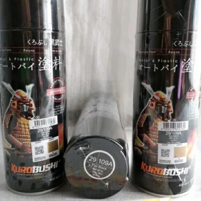 Jual Cat Semprot Pilok Pilox Samurai Paint Flat Black Hitam Dof Dop 400ml | Shopee Indonesia