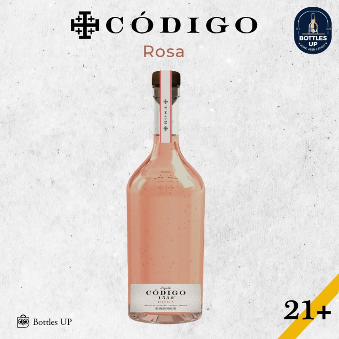 Jual Codigo Rosa 1530 Tequila 750ml | Shopee Indonesia