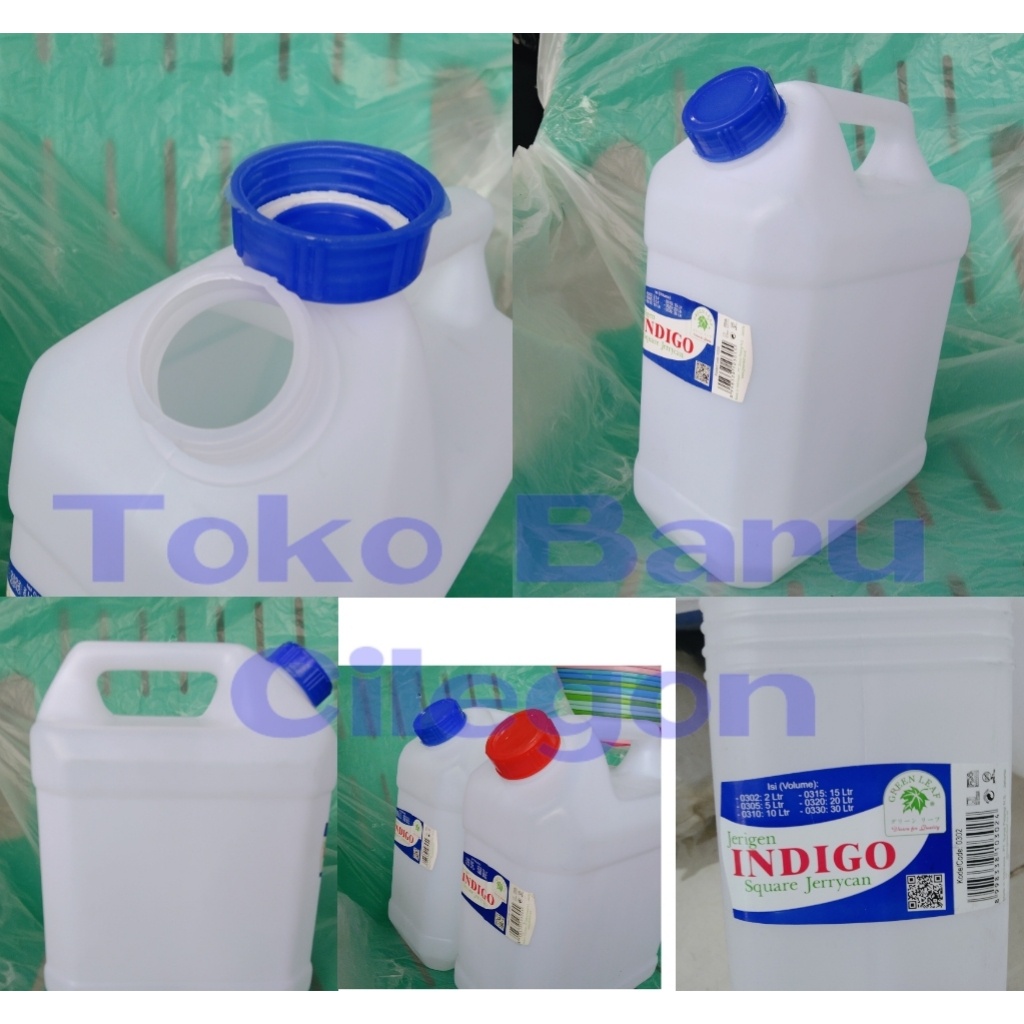 Jual Jerigen 5 Liter Indigo 0305 Green Leaf | Shopee Indonesia