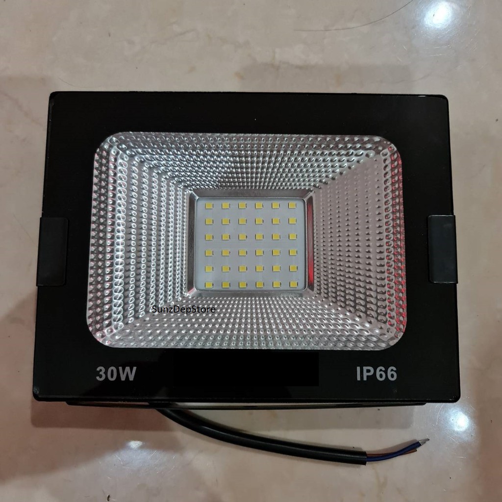 Jual Lampu LED Sorot 30W Flood Light Tembak 30Watt IP65 66 OUTDOOR HATTASU | Shopee Indonesia
