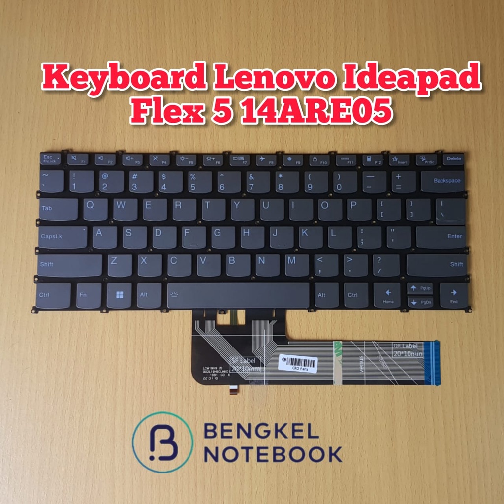 Jual Keyboard Lenovo Ideapad Flex 5 14ARE05 ALC05 Flex 5-14ARE05 ...