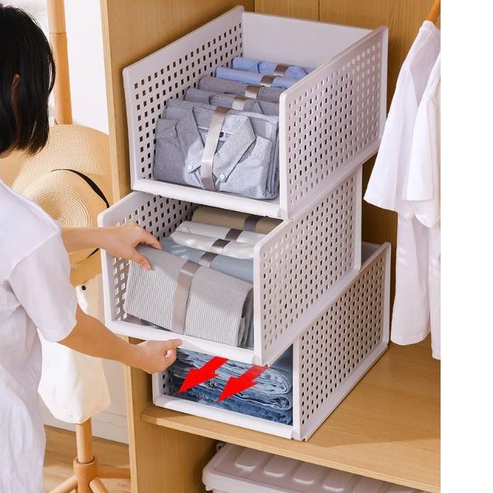 Jual DFANCCIE DRAWER STORAGE BOX Rak Laci Storage Penyimpanan Rak Baju ...