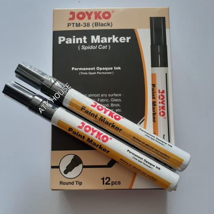 Jual Sepidol Spidol Paint Permanent Marker Cat kuning Biru Putih Hijau ...