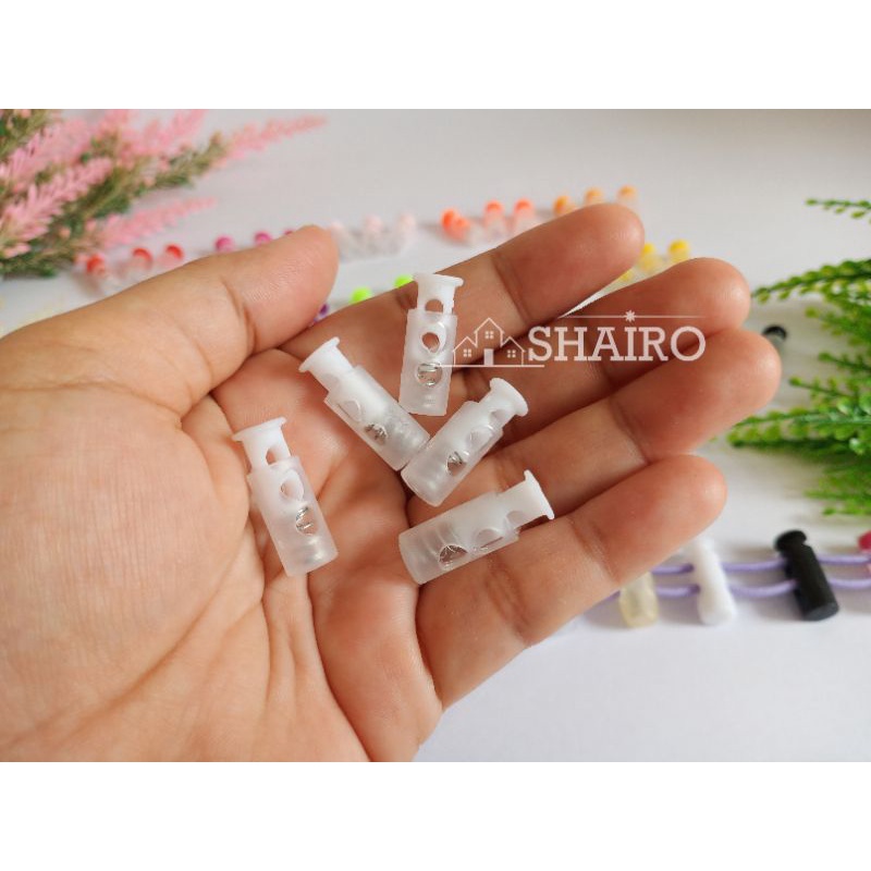 Jual Stopper Tabung Tali Dua Lubang / Stoper Botol / Stopper tali ...