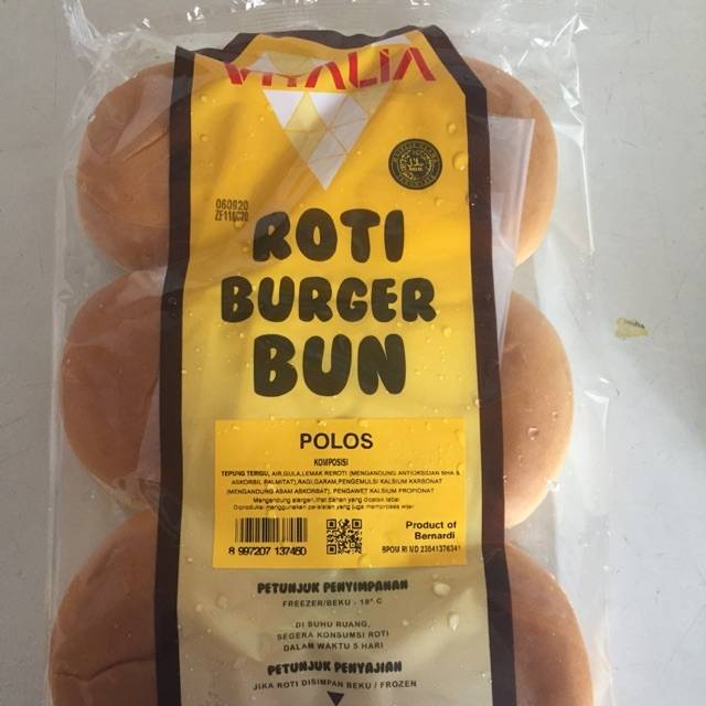 Jual Roti Burger Medium isi6 Vitalia10 | Shopee Indonesia