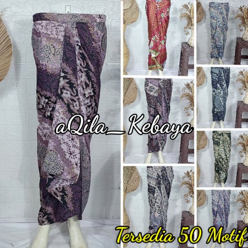 Jual Rok Lilit Batik Instan / Rok Rample Terbaru Modern Siap Pakai / 50 ...