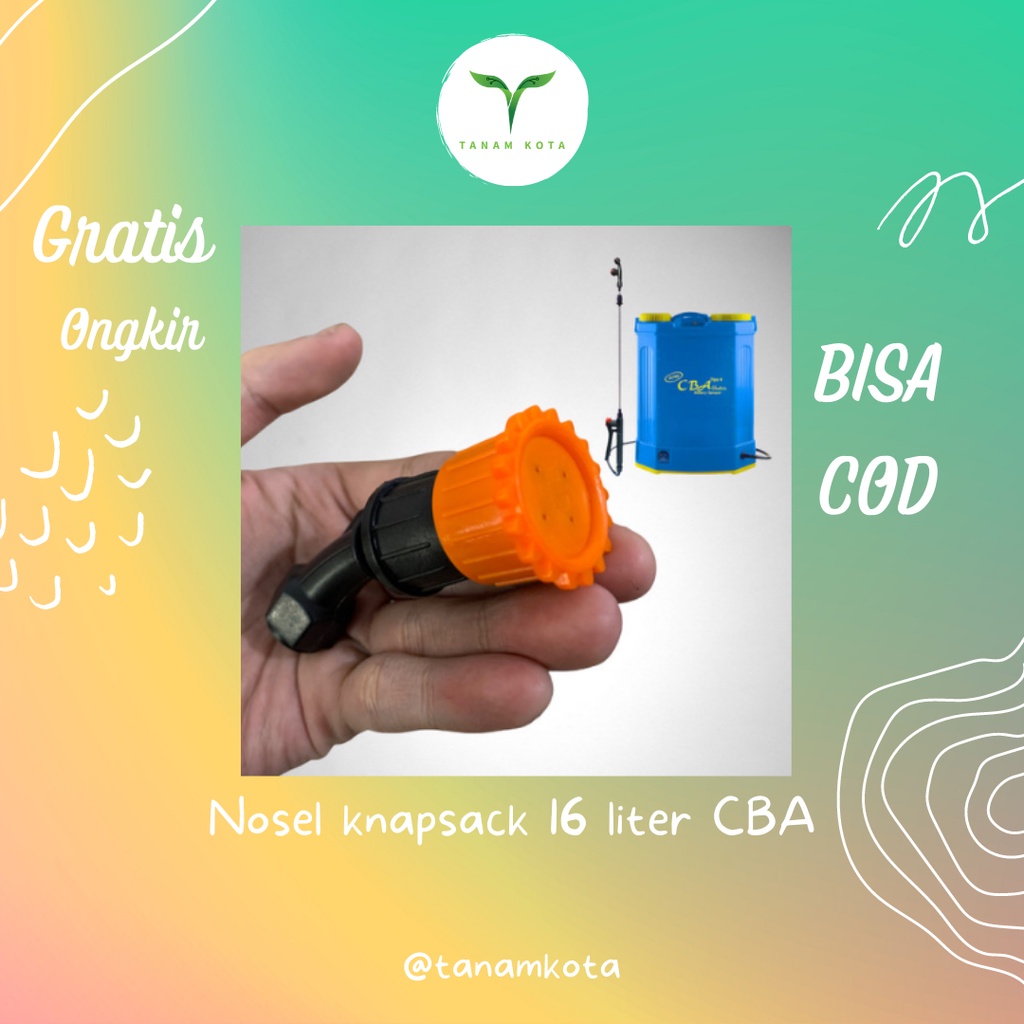 Jual Nosel Nozzle Sprayer Knapsack Spray 16 Liter Cba | Shopee Indonesia