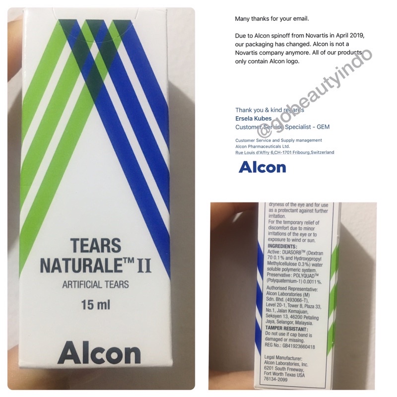 Jual Alcon Tears Naturale II | Obat Mata 15 ml | Shopee Indonesia