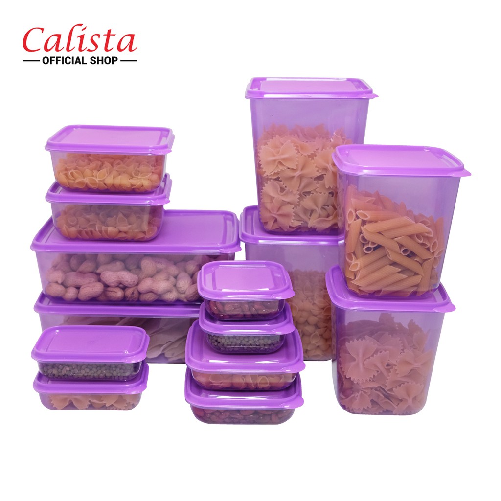 Jual Calista Otaru Premium Full Colour Sealware 7G Toples Plastik Set isi 14pcs | Shopee Indonesia