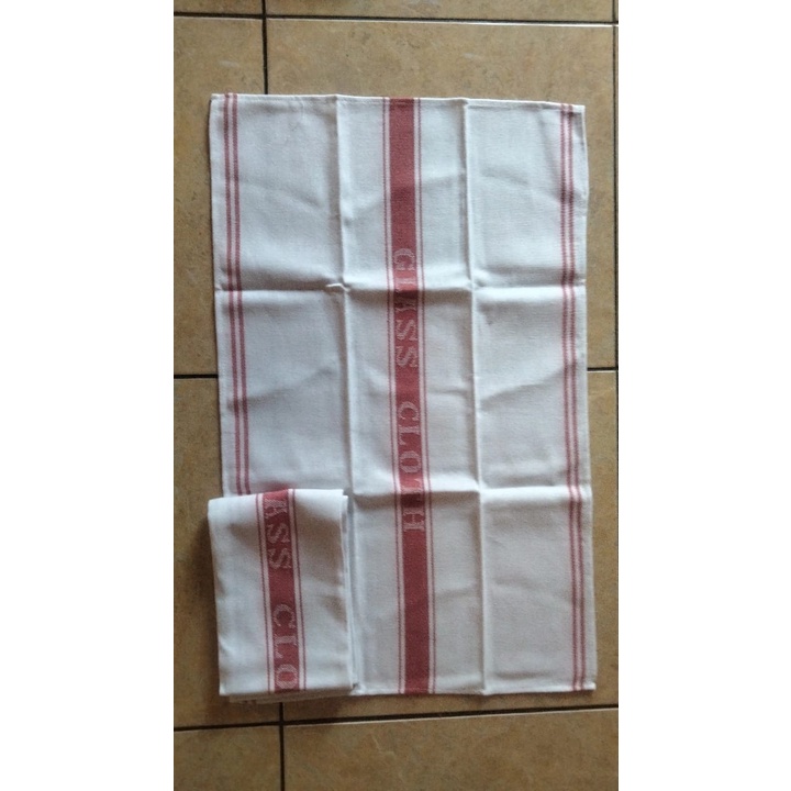 Jual Kitchen Cloth, Glass Cloth, Kitchen Towel 40x70 cm Lap Gelas ...