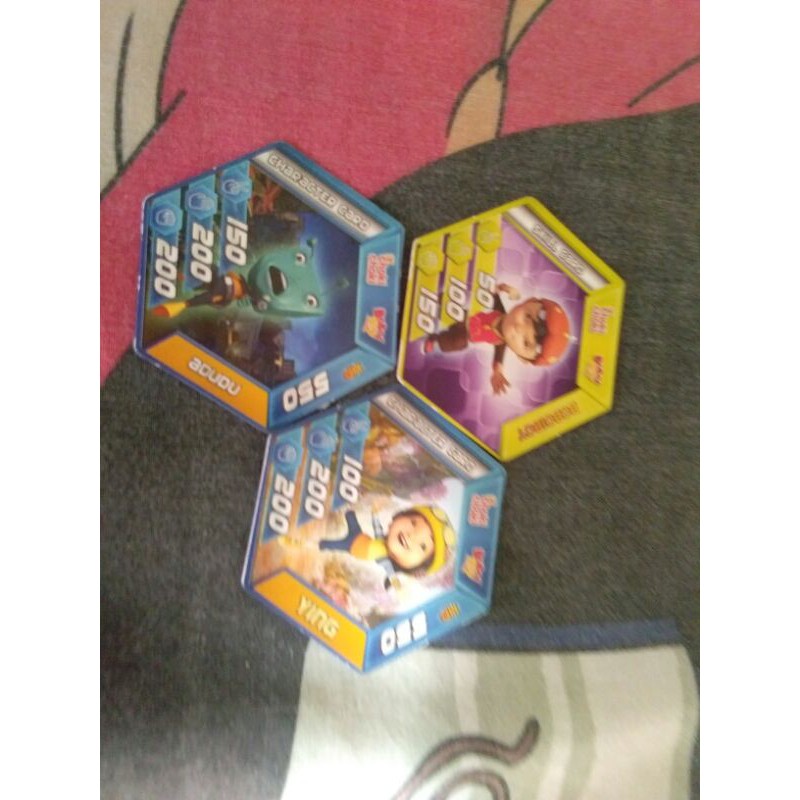 Jual Boboiboy AR Card Choki Choki v2 kartu boboiboy tazos boboiboy ...