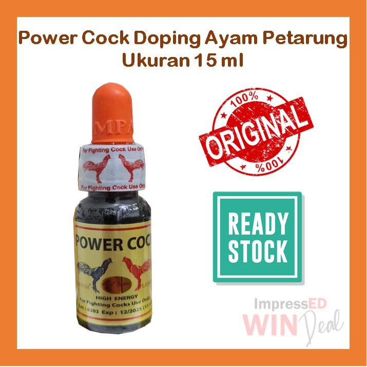 Jual Lampam Power Cock Doping Ayam Agresif Bertenaga Tahan Pukul Asli ...