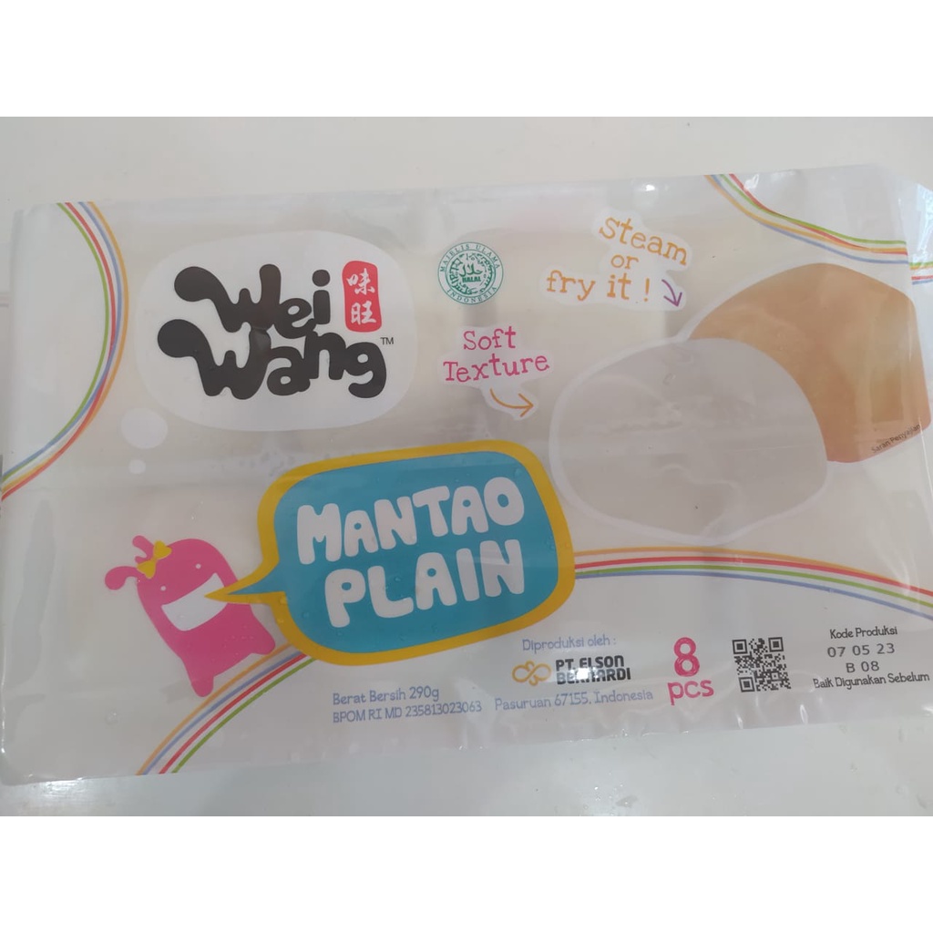 Jual Wei Wang Mantao Plain 290 Gram Harga Promo | Shopee Indonesia