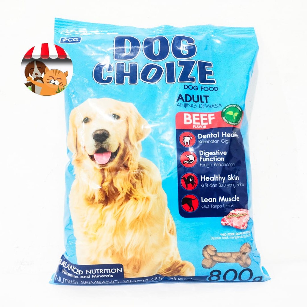 Jual Dog Choize Beef & Lamb 800gr - Makanan Anjing | Shopee Indonesia