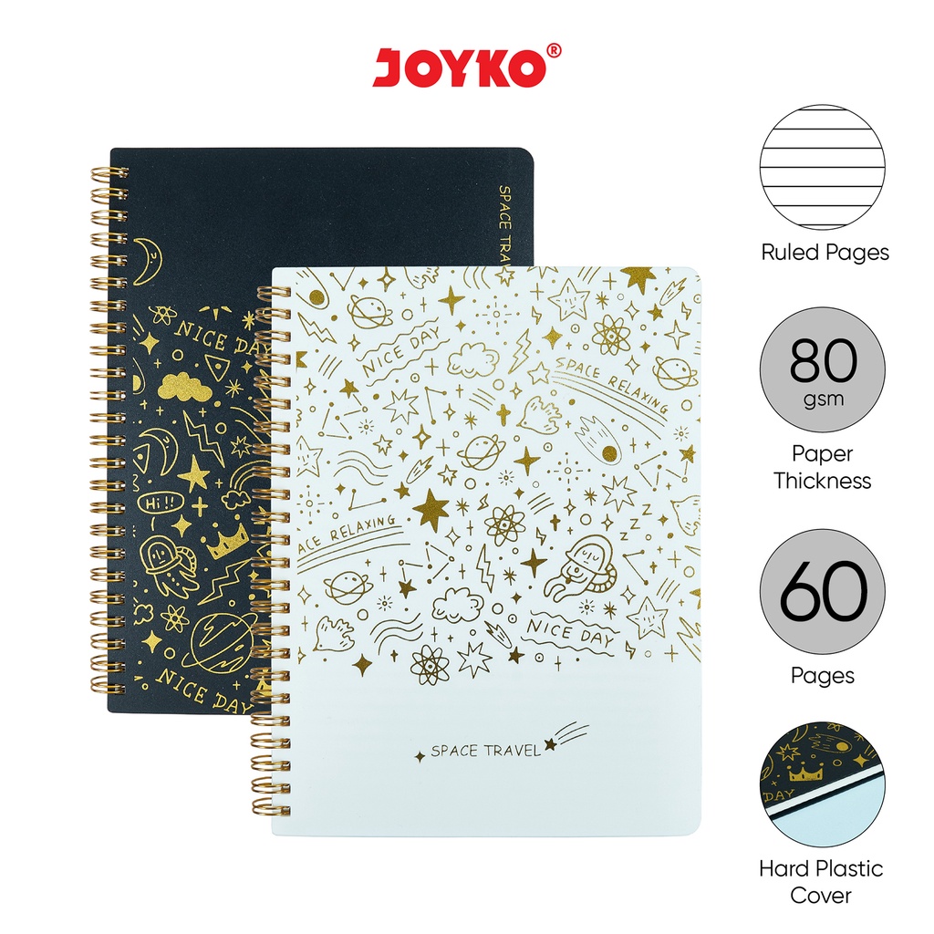 Jual Buku Tulis Catatan Bergaris Ruled Notebook Joyko NB-710 A5 Space ...