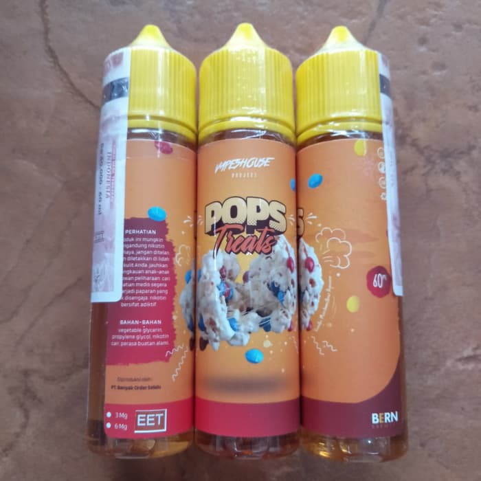 Jual POP TREATS POPCORN 60ML 3MG BY VAPESHOUSE E-LIQUID VAPORIZER VAPE ...