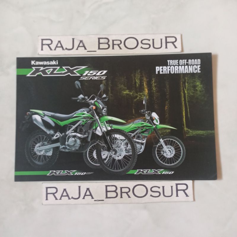 Jual Poster brosur leaflet Kawasaki KLX150/KLX150 BF 2016 | Shopee Indonesia