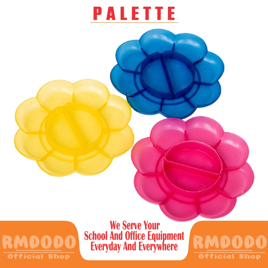 Jual Rmdodo Palet / Pallete / Palette Tempat Cat / Palet Lukis Plastik ...