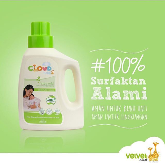 Jual Sabun Laundry Cloud Detergen Laundry 1200ML | Shopee Indonesia