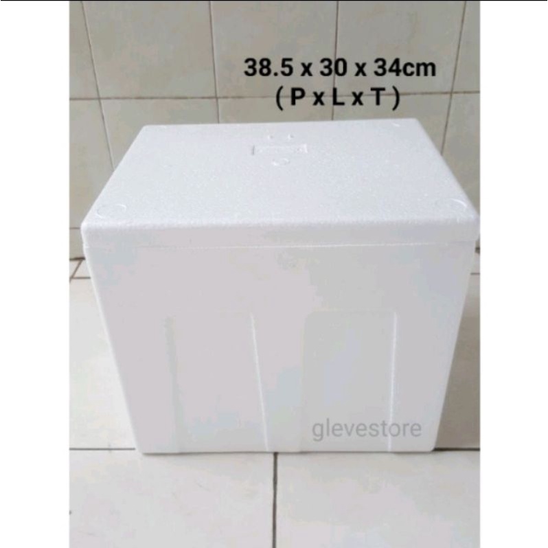 Jual KHUSUS Grab/Gosend Box Es tipe 30kg / Box Gabus / Box Styrofoam 38 ...