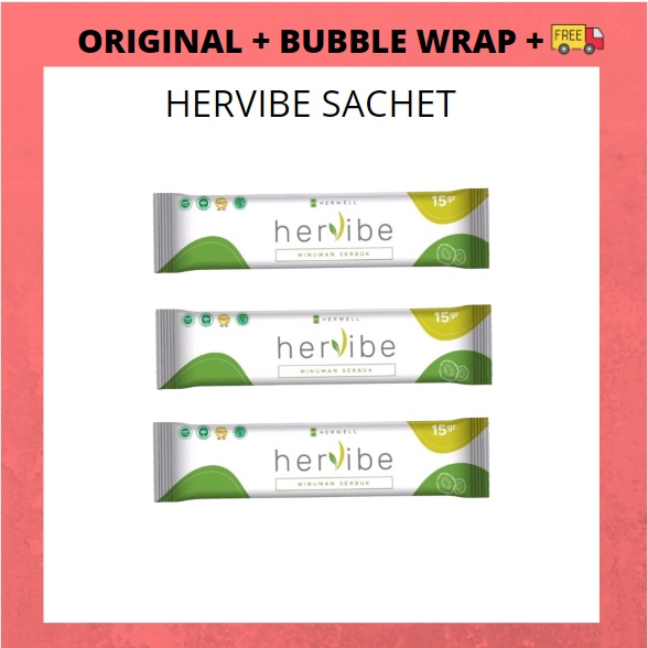 Jual Hervibe 1 SACHET - Suplemen Tinggi Fiber + Greentea Bpom Dan Halal Hervib Her Vibe serat ...