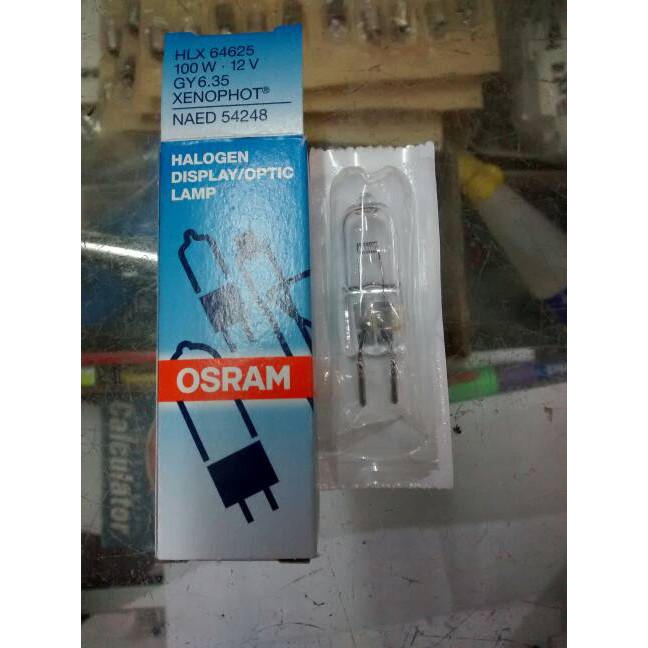 Jual Halogen Kacang Lampu Proyektor Osram 12v 12 volt 100w 100 watt ...