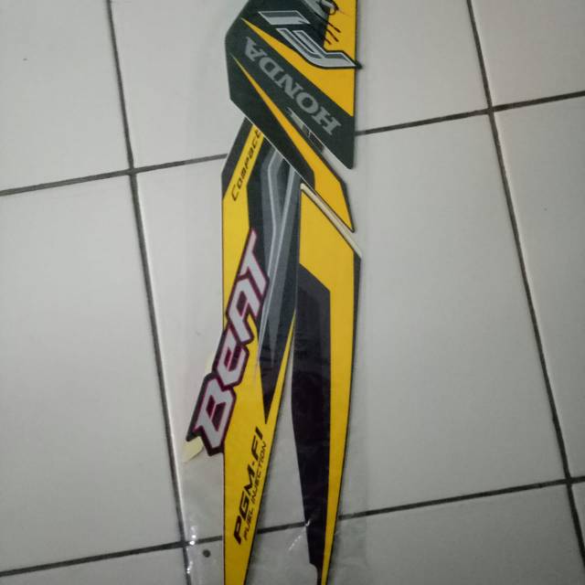 Jual Stiker Striping Honda beat cw 2014 hitam | Shopee Indonesia