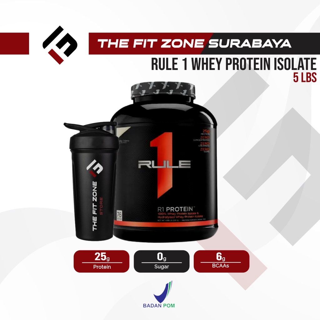 Jual Rule 1 Whey Protein Isolate 5 Lbs Ruleone Isolate Whey 76 Servings ...