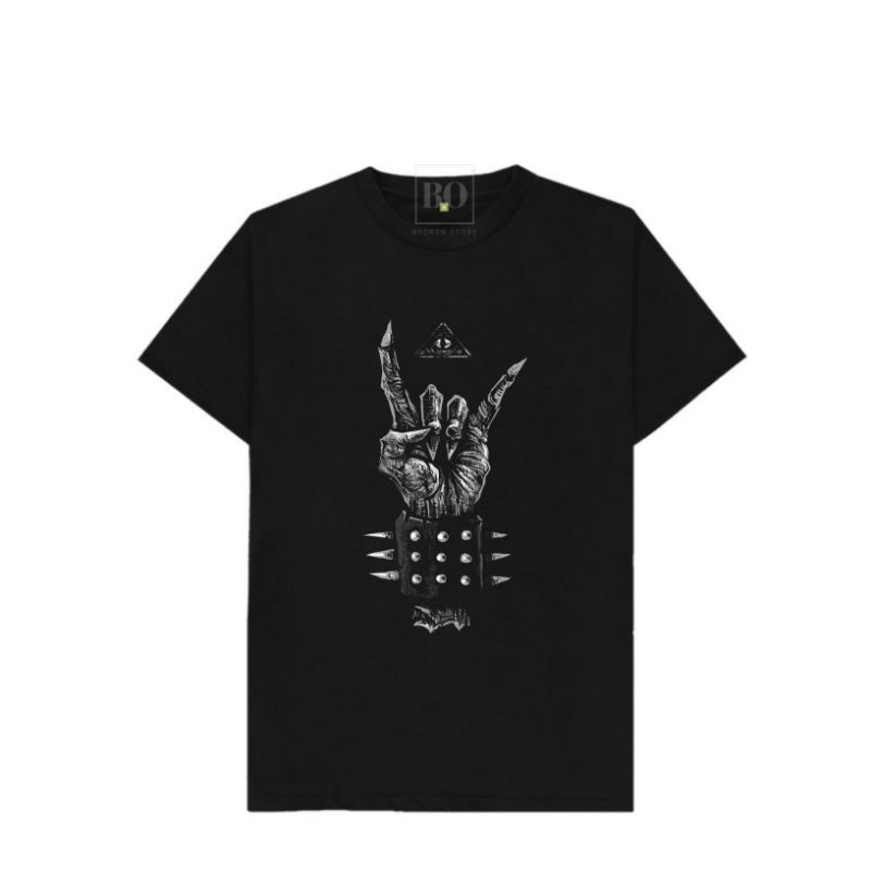 Jual Baju kaos tshirt metal satanic iluminasi | Shopee Indonesia