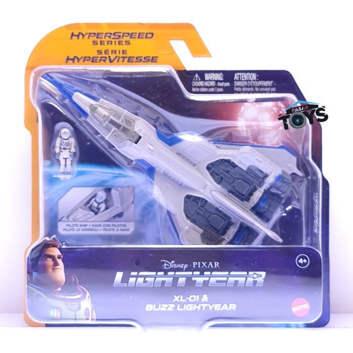 Jual Disney Pixar Lightyear Hyperspeed Series XL-01 Spaceship & Buzz ...