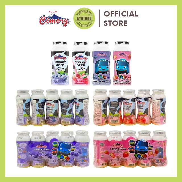 Jual Cimory Yoghurt 70 ml (1 Banded 1 Rasa) TAYO/ YOLITE/1 BANDED ISI 5 ...
