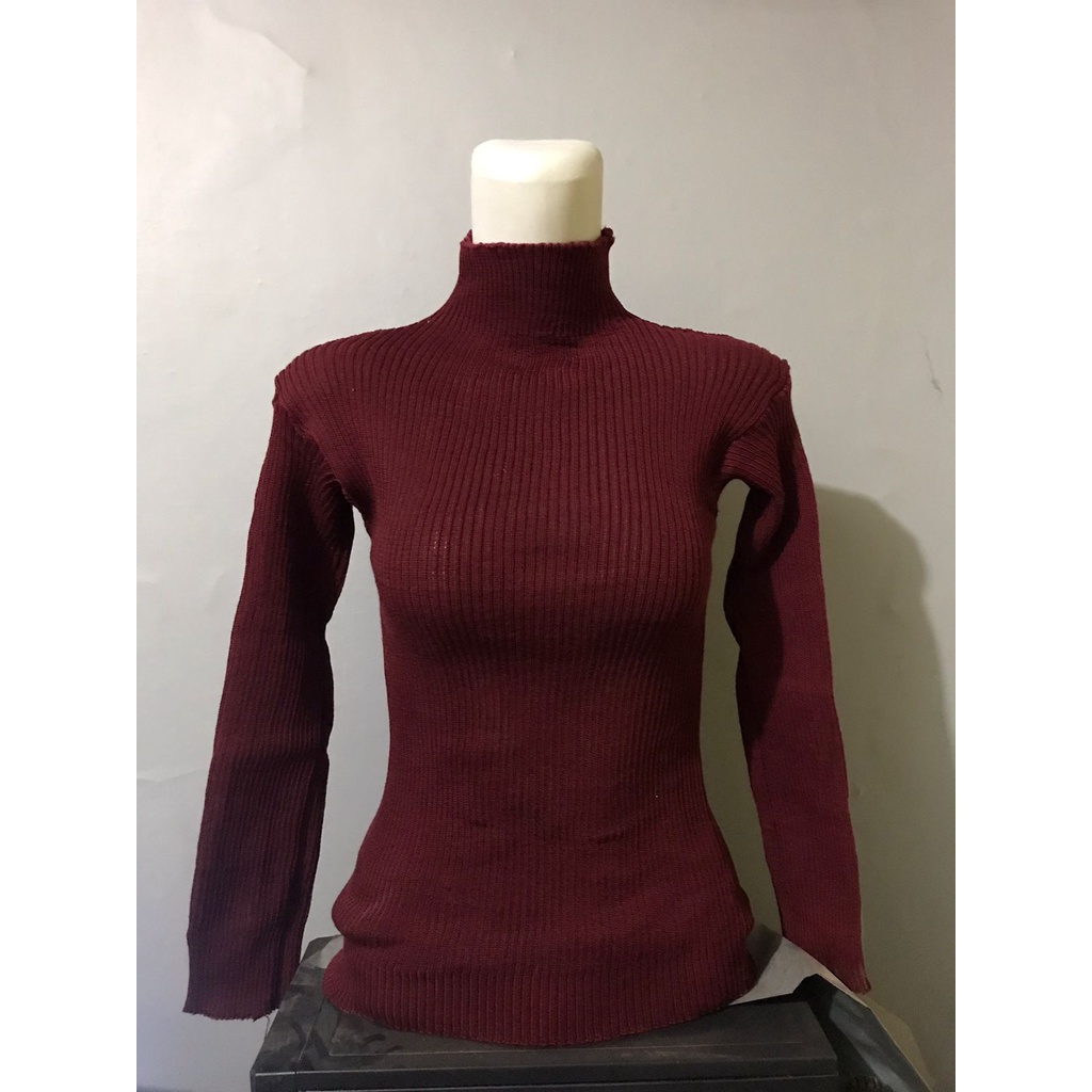 Jual DALEMAN RAJUT TURTLE NECK KOREAN STYLE / INNER TURTLENECK KNIT ...