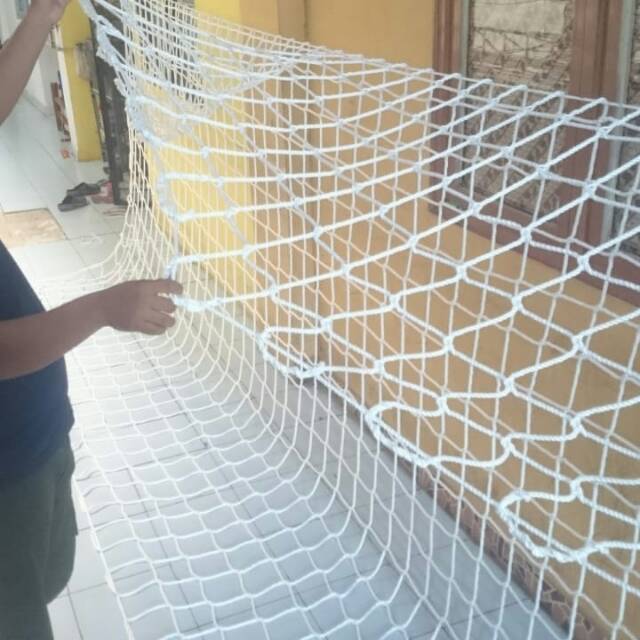 Jual Jaring jala jala nilon tusuk tali 10mm lubang 10x10cm meteran ...