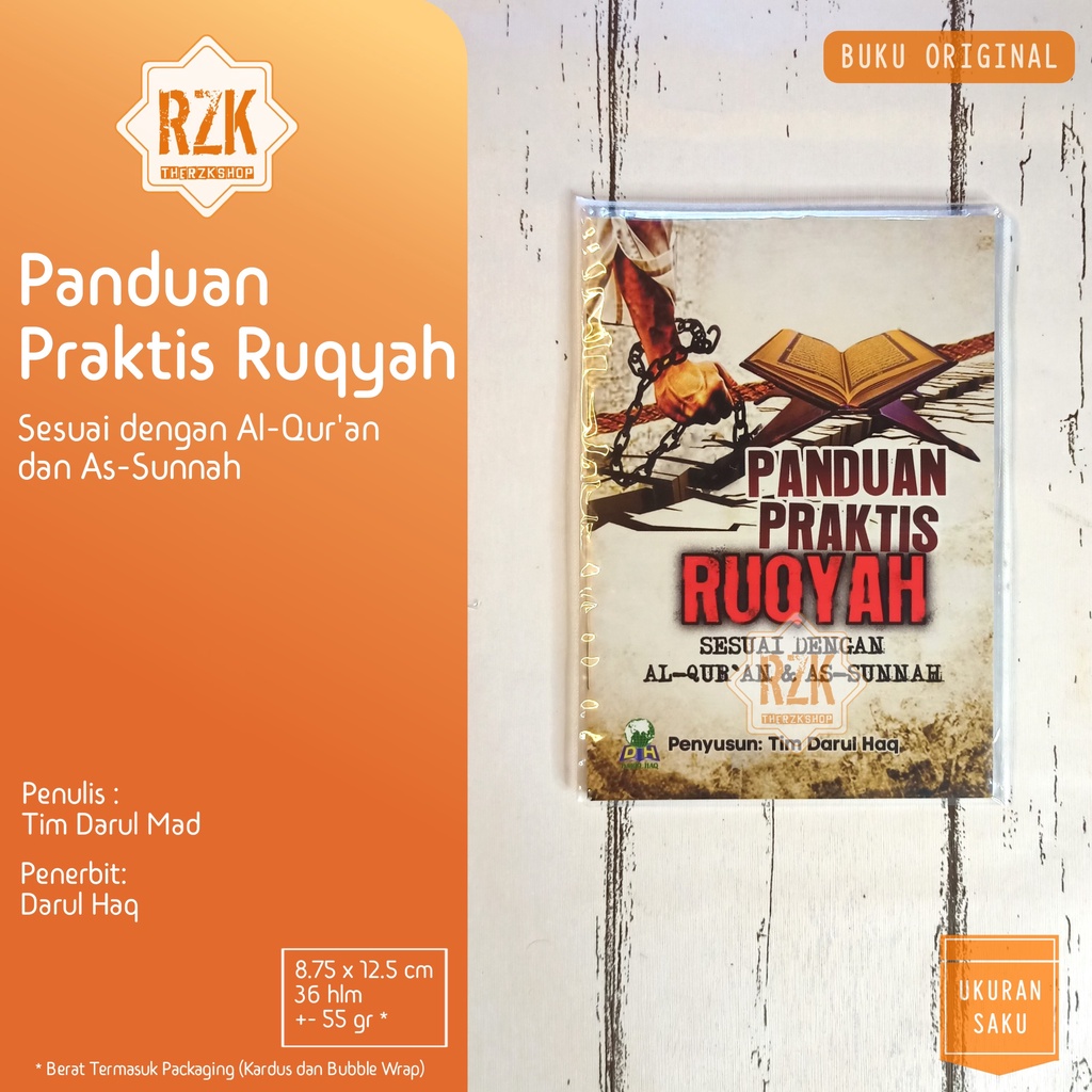 Jual Buku Panduan Praktis Ruqyah - Sesuai dengan Al-Qur'an dan As ...